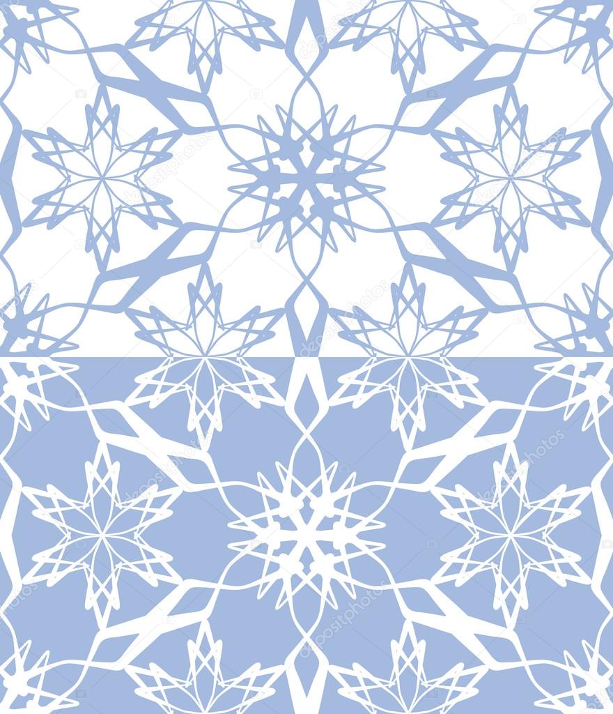 Snowflake seamless texture Stock Vector Image by ©jera #12316861