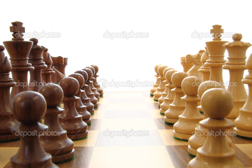 Chess opposing forces — Stock Photo © Torian #12005920