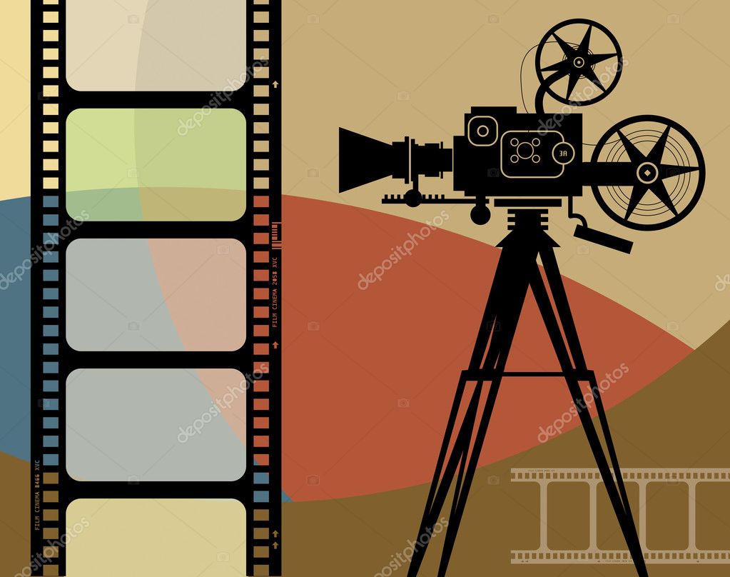 Abstract cinema background Stock Vector by ©_fla 14228937