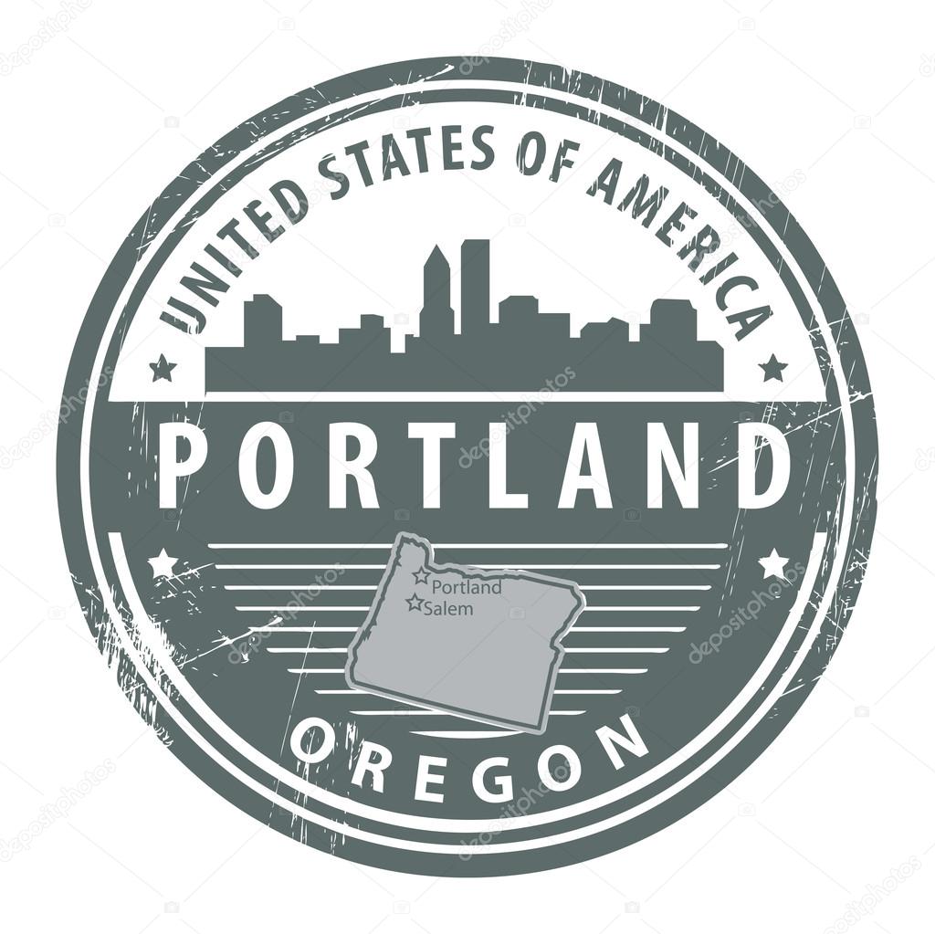 Oregon, Portland stamp Stock Vector Image by ©_fla #15641981