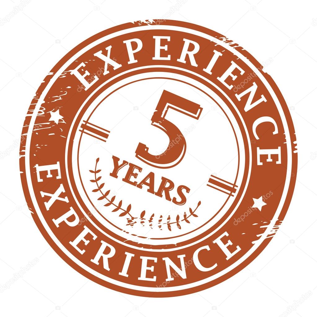 5 Years Experience stamp Stock Vector Image by ©_fla #15642125