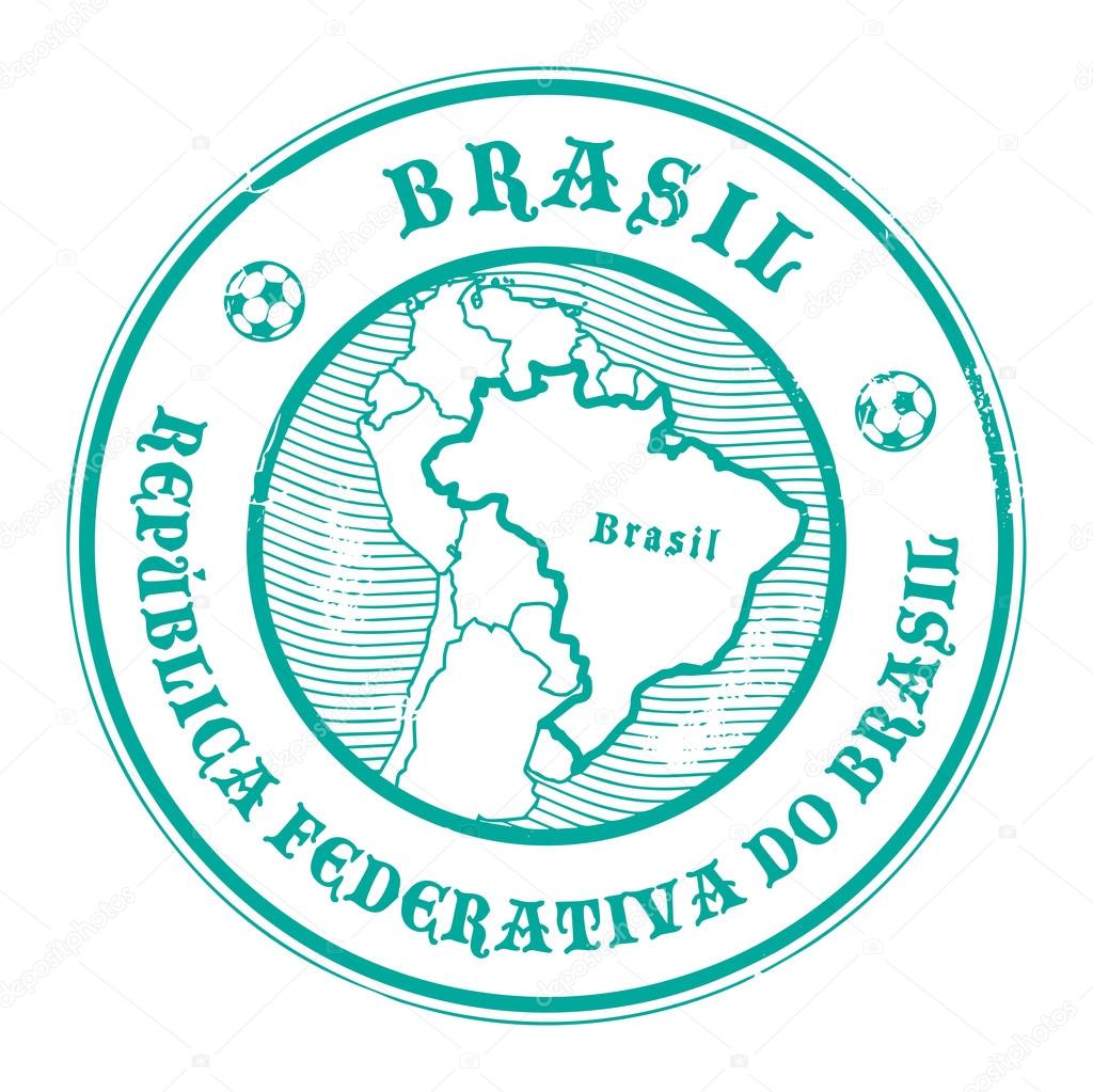 Brazil stamp Stock Vector Image by ©_fla #16248127