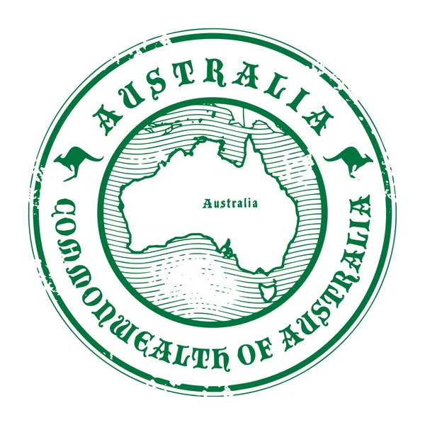 Australia stamp Vector Art Stock Images | Depositphotos