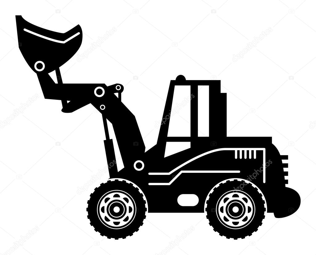 Wheel Loader Stock Vector Image by ©_fla #31972773
