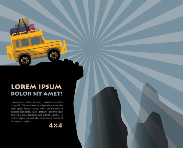 Off-road vehicle abstract background Stock Vector Image by ©_fla #44442445