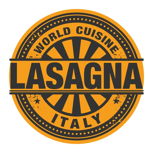 Lasagna label Stock Vectors, Royalty Free Lasagna label Illustrations ...