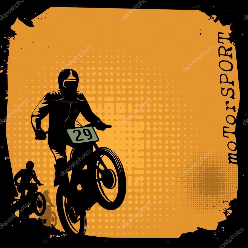 Motocross background Stock Vector Image by ©_fla #45706973