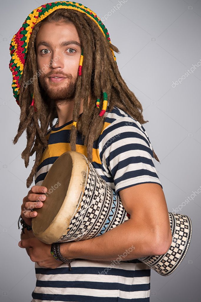 Guy rastafarian — Stock Photo © prometeus #32369951