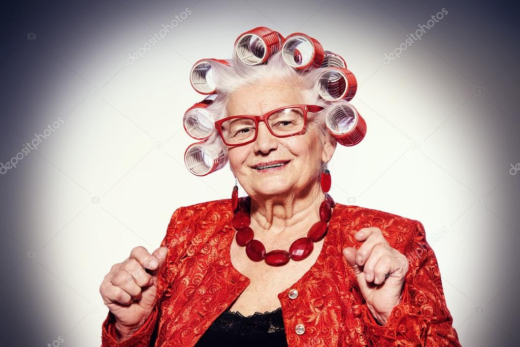 Modern grandma — Stock Photo © prometeus #42953563