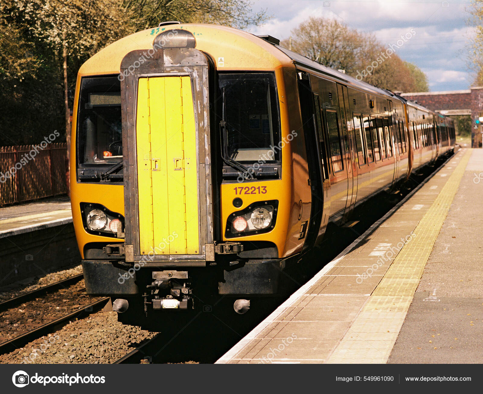 British Rail Rural Railway Station Warwickshire England Station ...