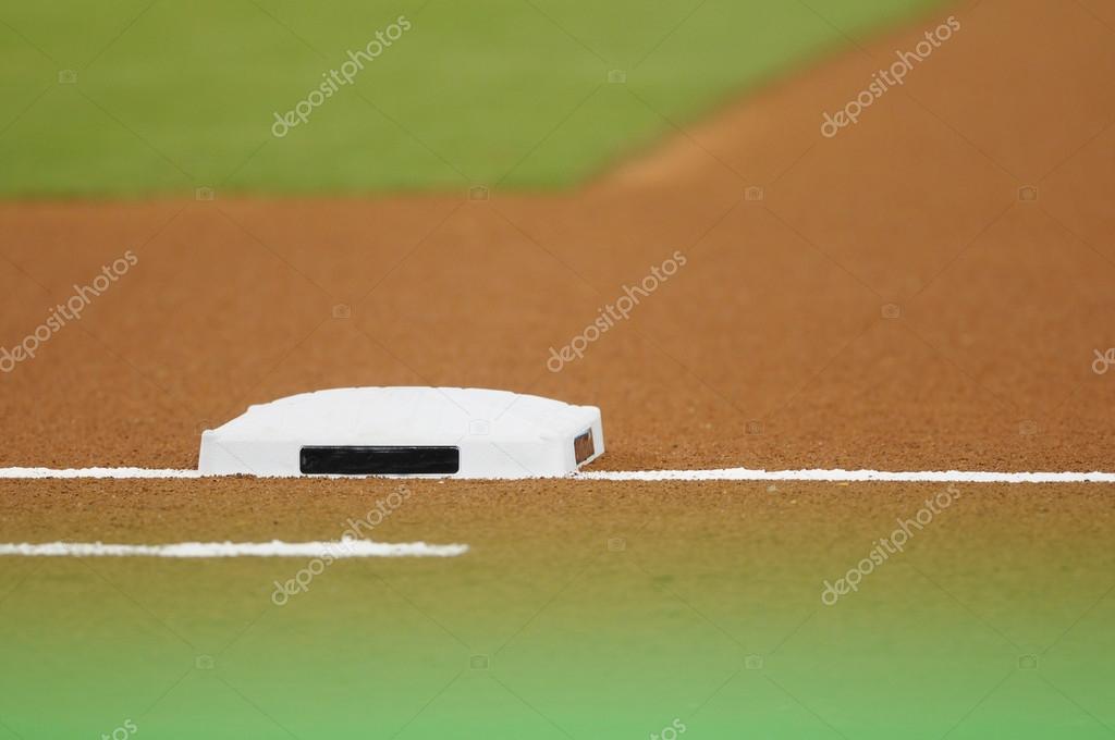 Base at baseball field Stock Photo by ©ftlaudgirl 15383141
