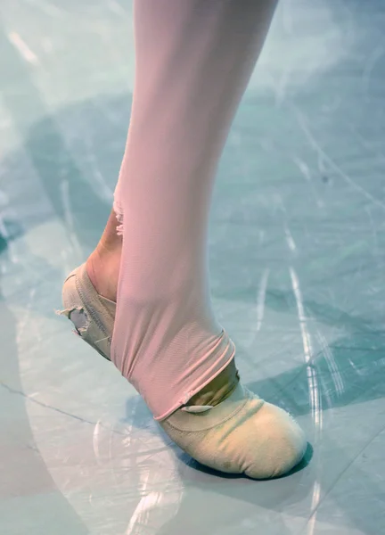 Sore and battered ballet dancer's feet — Stock Photo © ftlaudgirl #30675107