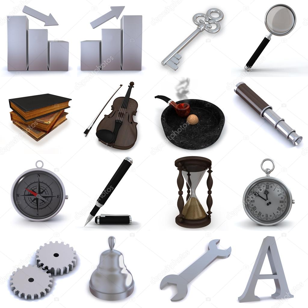 3d Icons Stock Photo by ©zverge85 17589973
