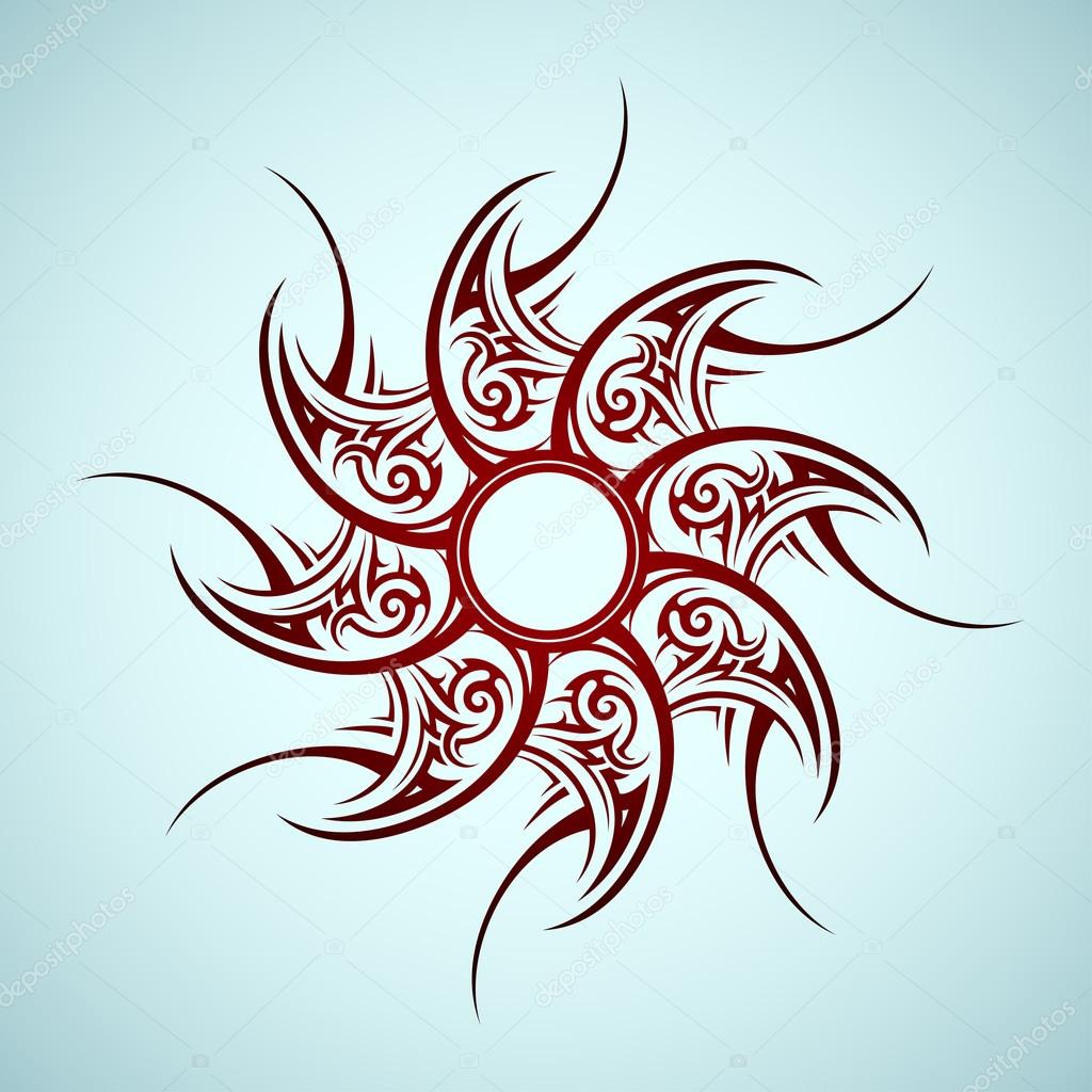 Tribal Sun Design