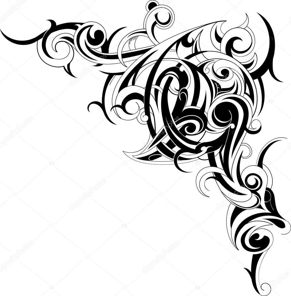 Tribal ornament ⬇ Vector Image by © akv_lv | Vector Stock 35478097