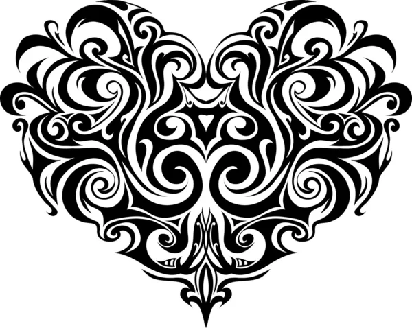 Tribal heart shape Vector Art Stock Images | Depositphotos