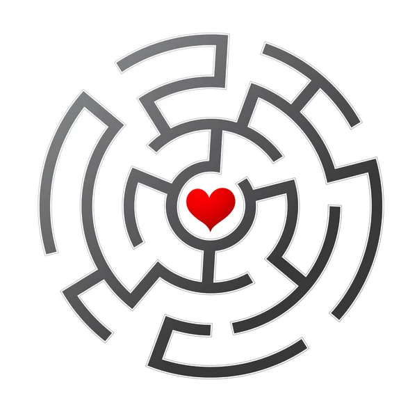 Love maze Vector Art Stock Images | Depositphotos