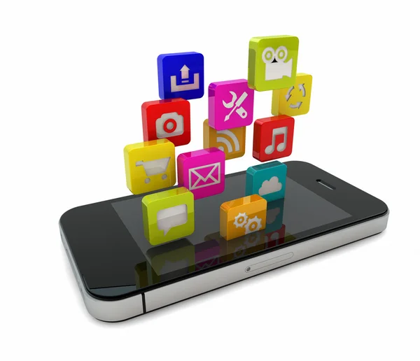 Icône applications orange Stock Photos, Royalty Free Icône applications ...