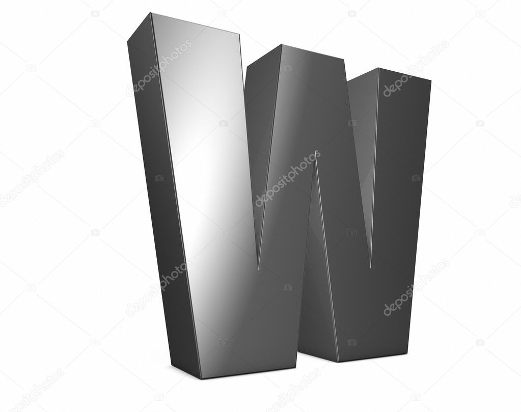 Metal w — Stock Photo © georgejmclittle #18907615