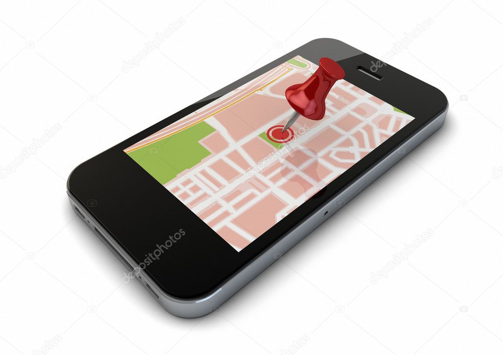 Maps phone Stock Photo by ©georgejmclittle 19004105
