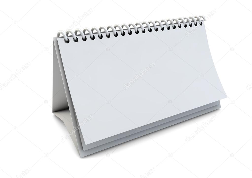 Blank paper calendar — Stock Photo © georgejmclittle #33317979