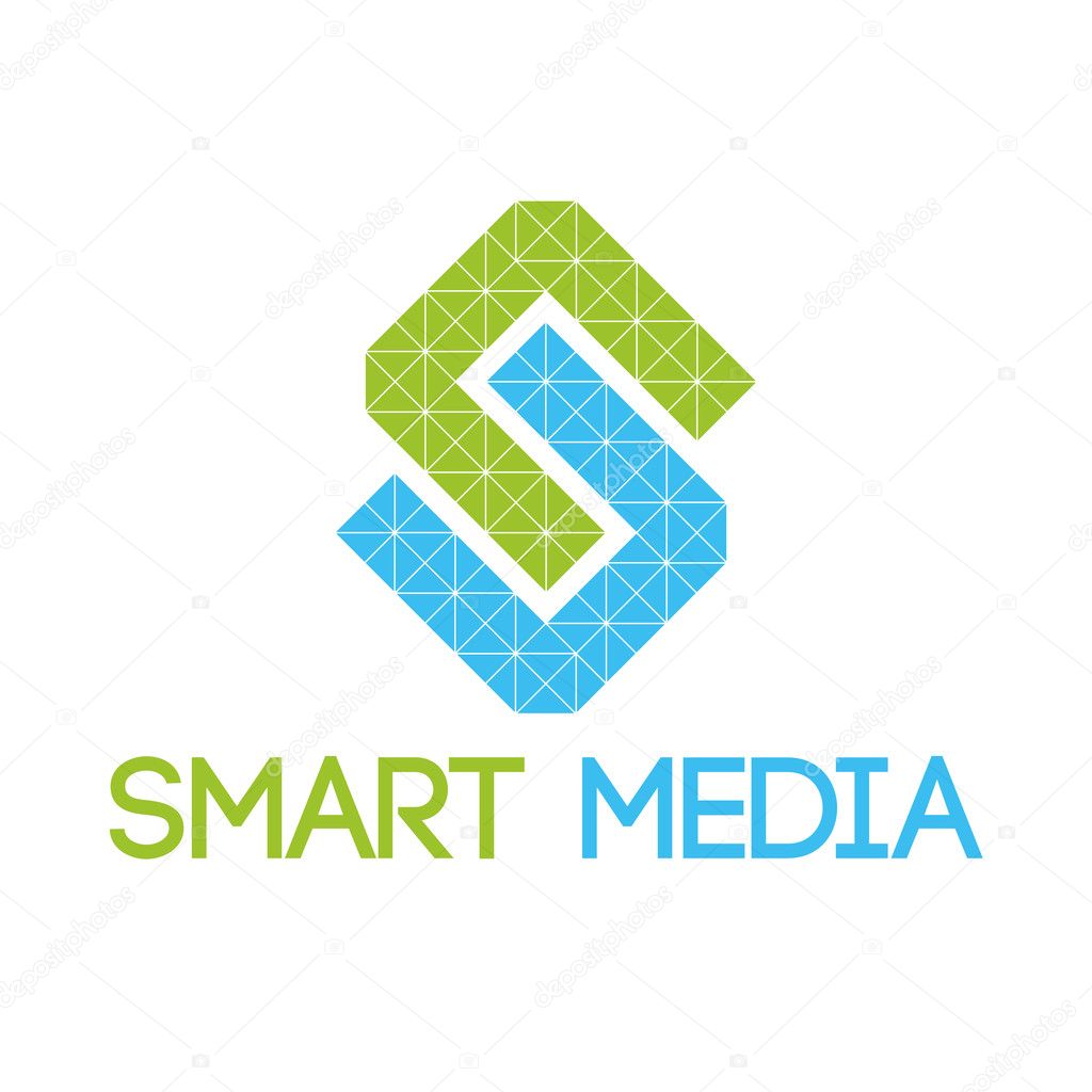 Smart media logo — Stock Vector © baser #38907417