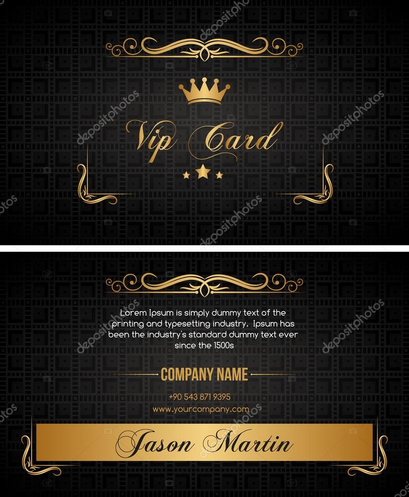 Creative vip card Stock Vector Image by ©baser #42402731