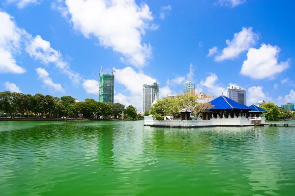 Gangarama Buddhist Temple — Stock Photo © surangastock #32882163