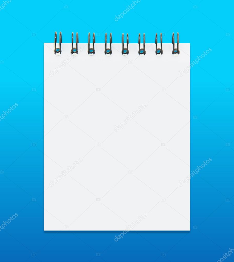 Blank notepad Stock Photo by ©surangastock 34787463