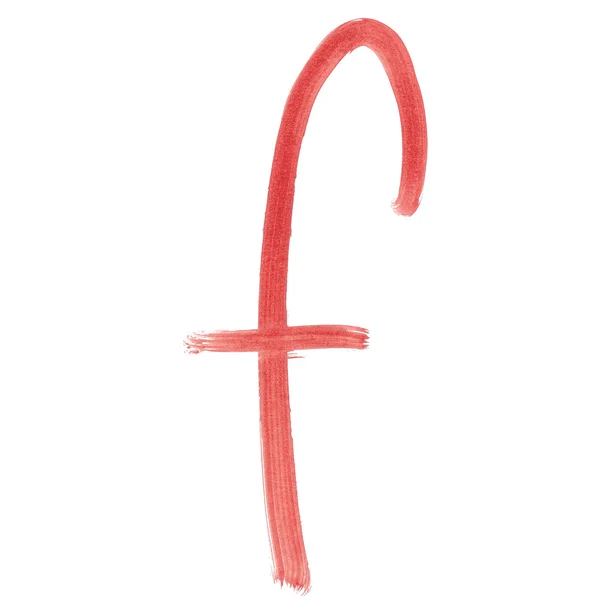 Red handwritten letter — Stock Photo © ibreakstock #31601567