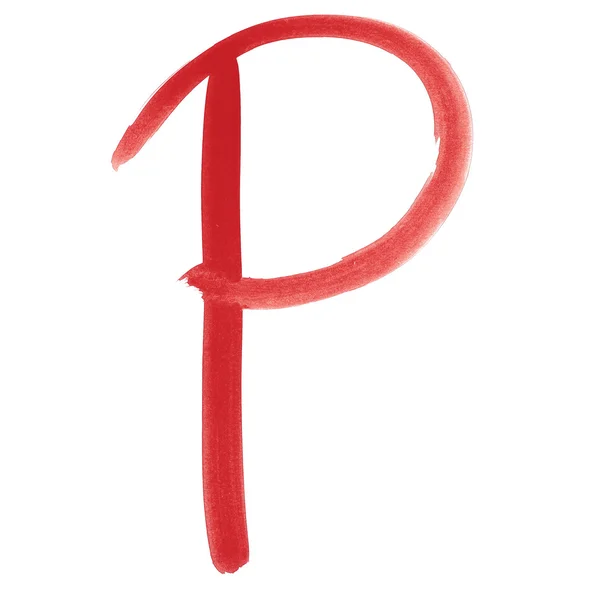 Red handwritten letter — Stock Photo © ibreakstock #31601567