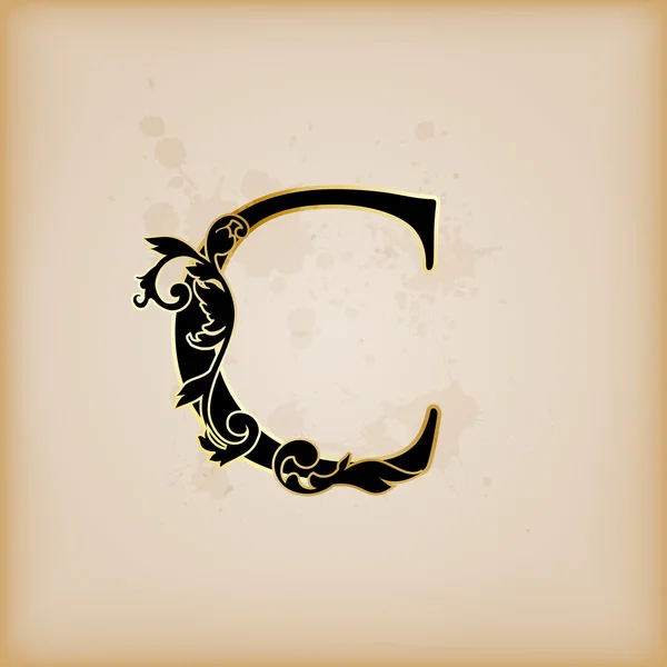 Letras iniciales imágenes de stock de arte vectorial | Depositphotos