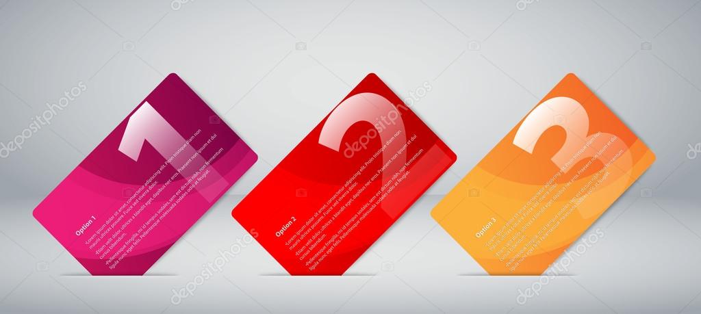 Colored abstract Option Bars Stock Vector Image by ©pocike #12751487