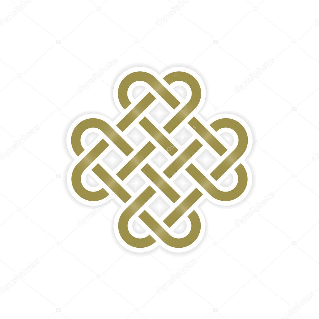 Eternal knot concept in editable vector format Stock Vector Image by ...