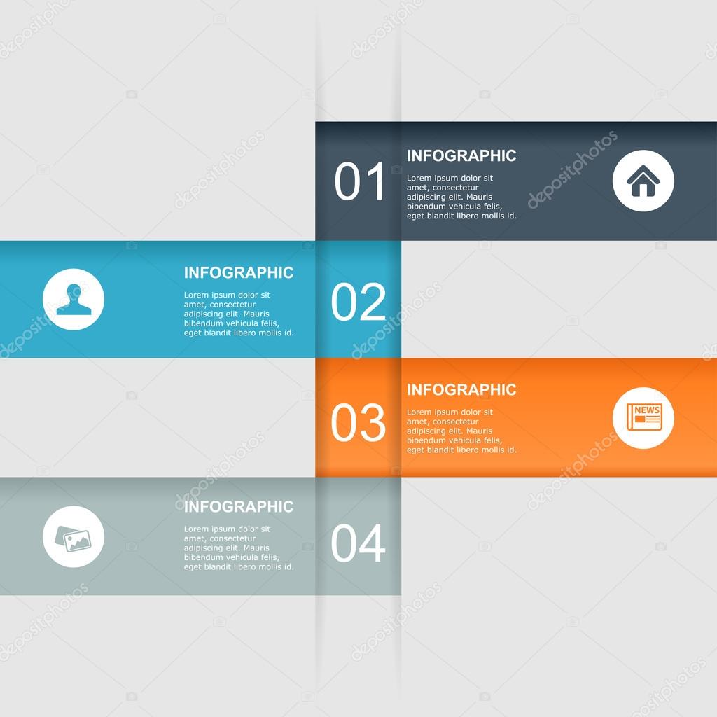 Modern Design template, can be used for infographics — Stock Photo ...