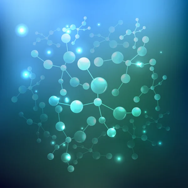 Molecular structure, abstract background Stock Vector Image by ©pocike ...