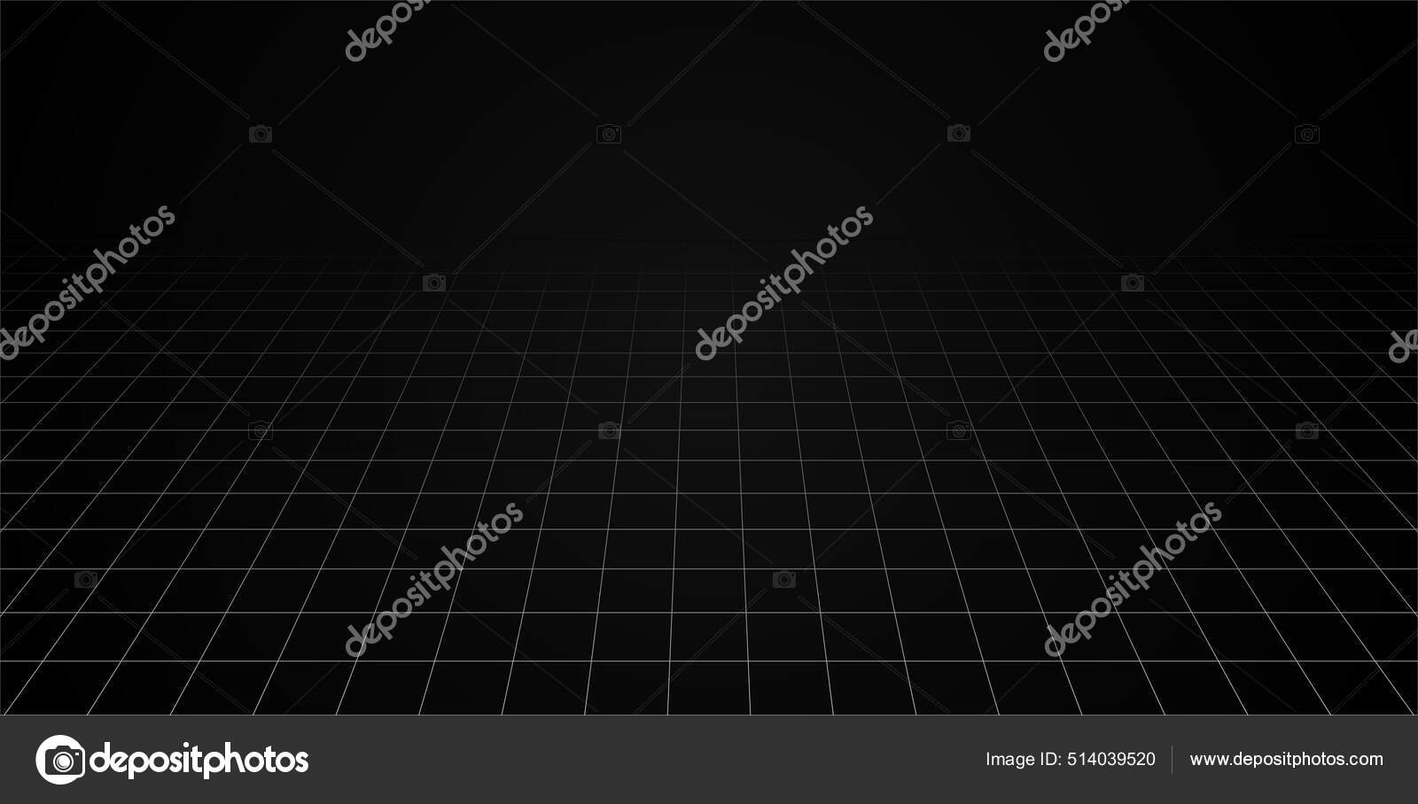 Grid perspective black room. Stock Vector Image by ©Kandella #514039520
