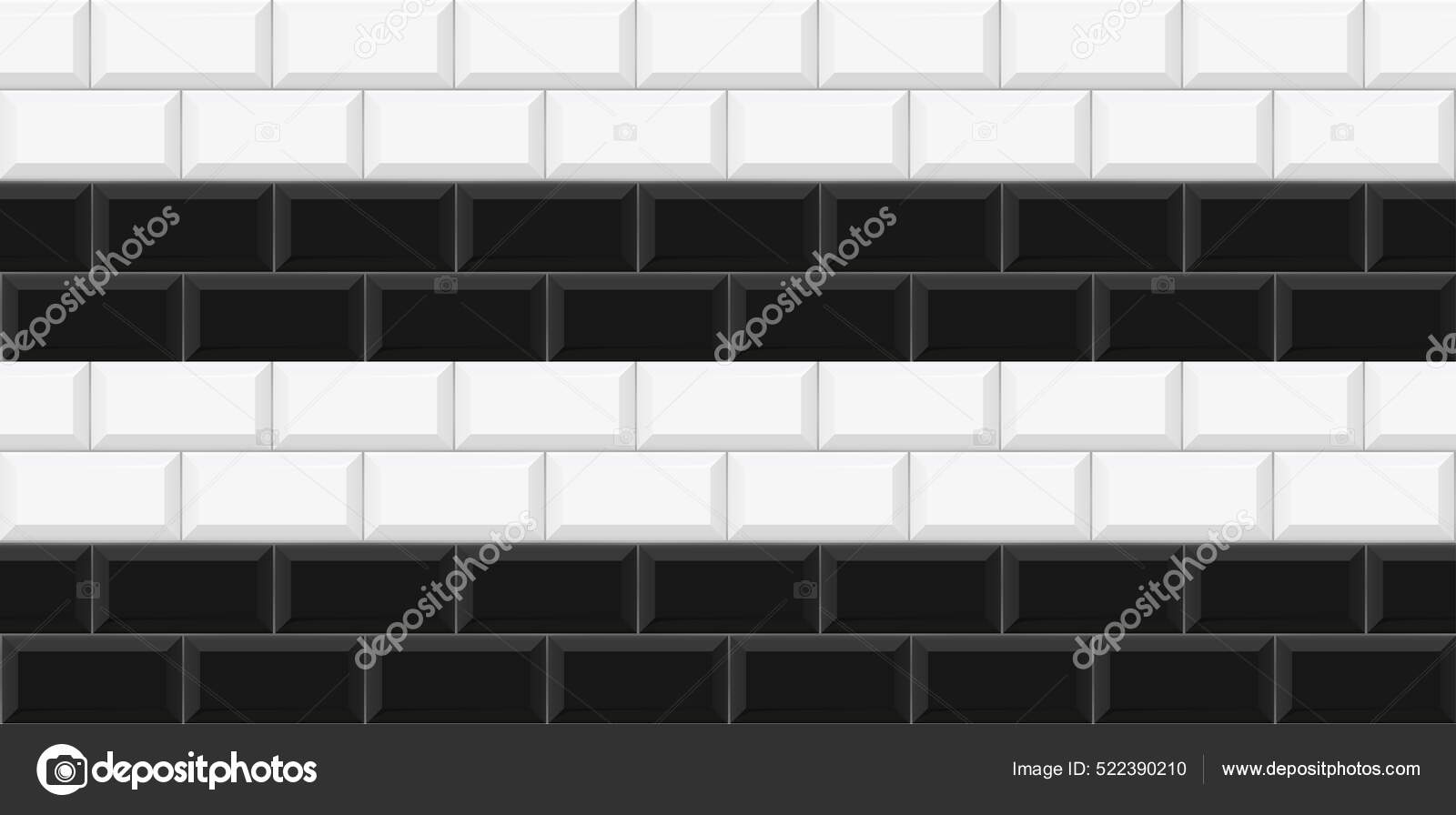 Subway tile seamless pattern. Stock Vector Image by ©Kandella #522390210