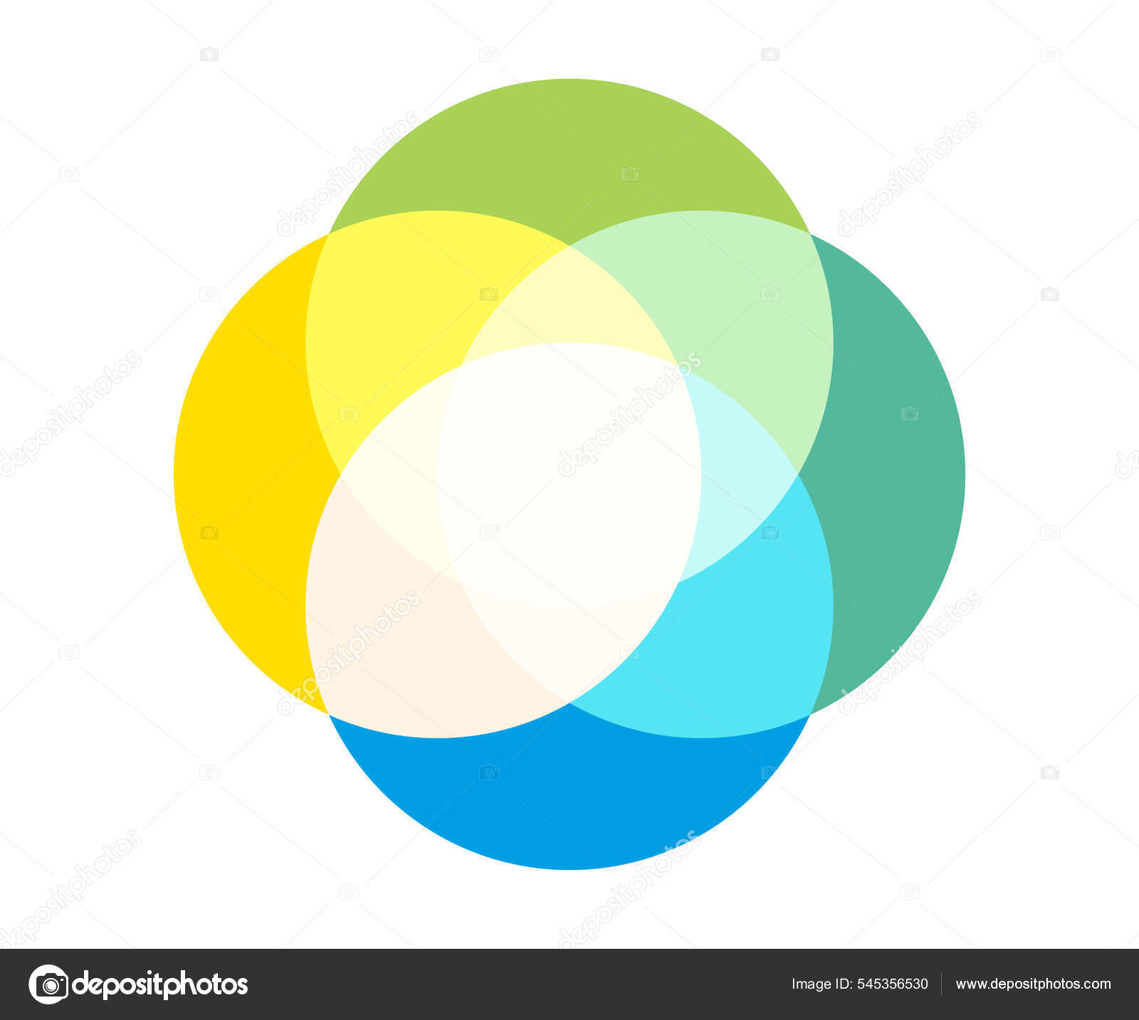 Diagrama Venn círculos gráfico infografía Vector de stock por ©Kandella ...
