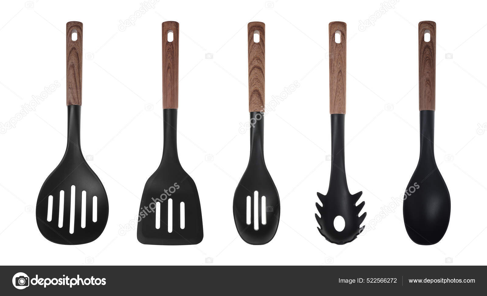 Set Kitchen Tools White Background Banner Design Stock Photo by ...