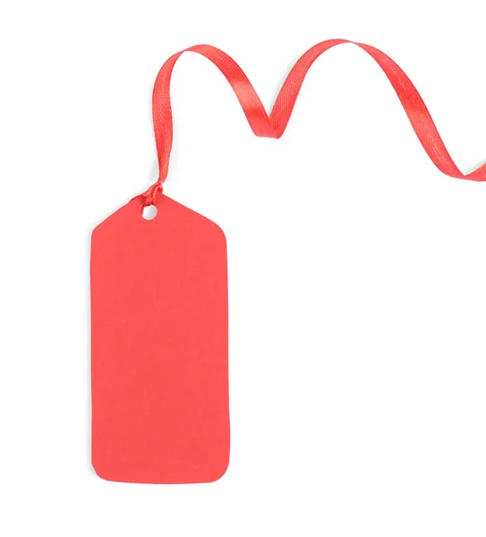 Blank Red Tag