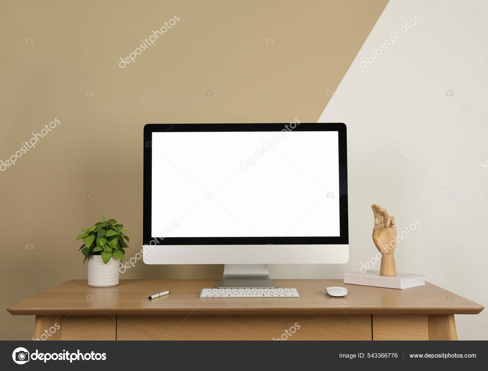 Wooden Desktop Computer