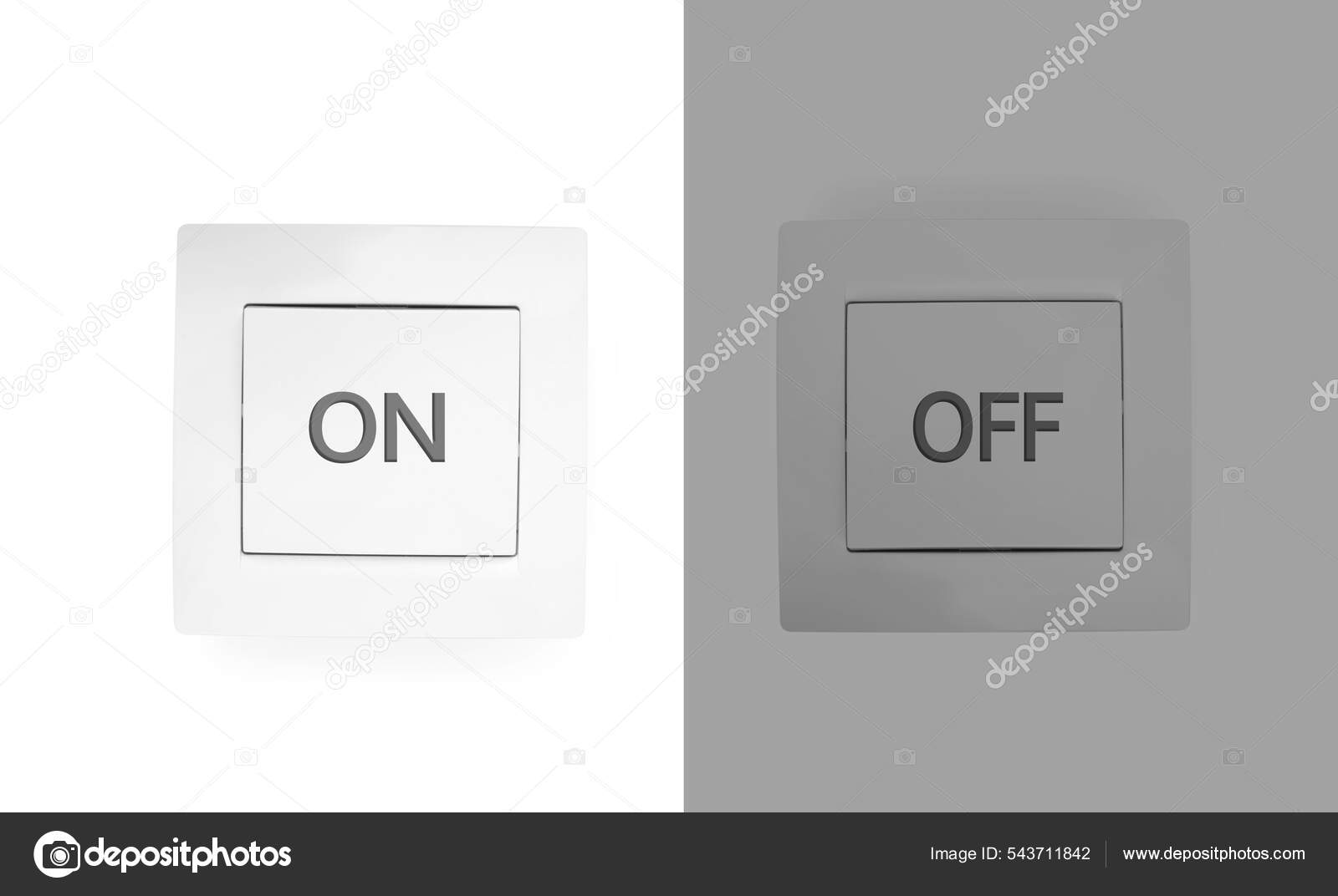 Turned Light Switches Color Background Stock Photo by ©NewAfrica 543711842