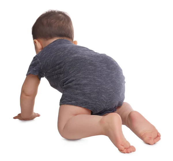 Baby crawling diaper Stock Photos, Royalty Free Baby crawling diaper ...