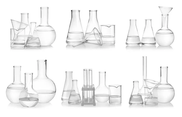 Berbagai peralatan gelas laboratorium Stok Foto, Berbagai peralatan ...