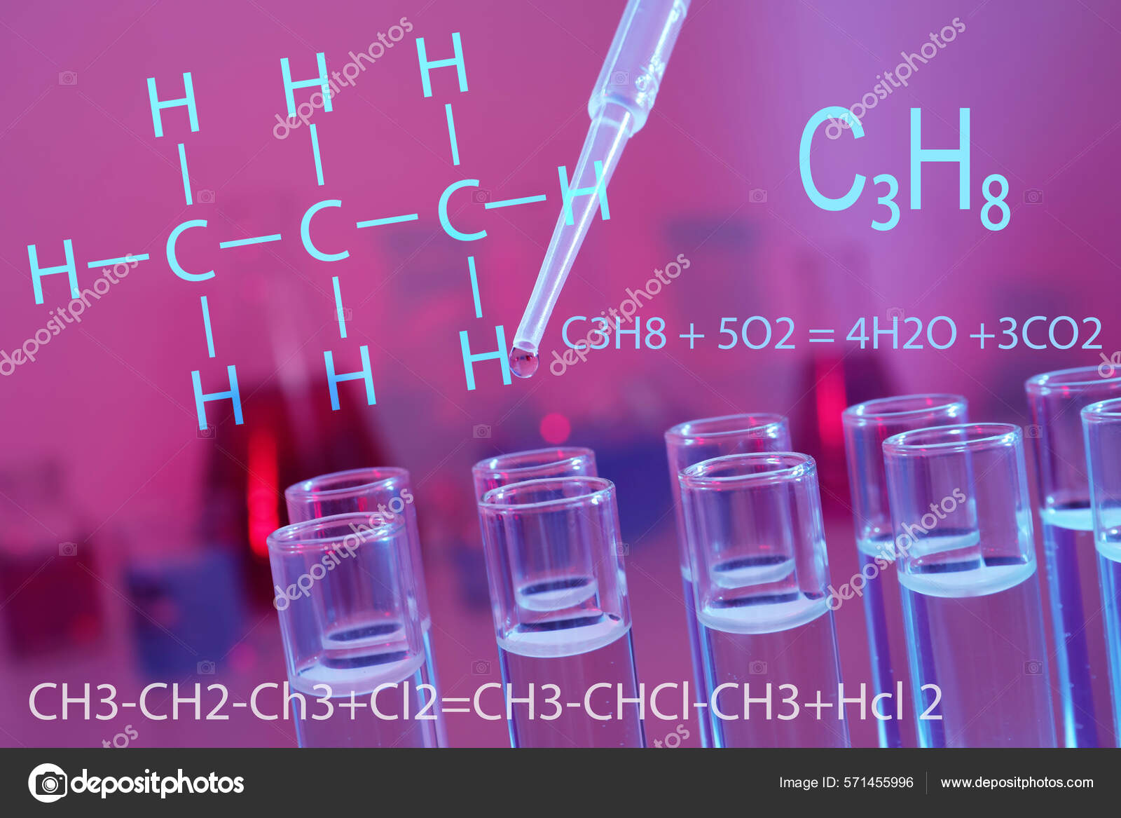 Dripping Reagent Test Tube Liquid Closeup — Stock Photo © NewAfrica ...