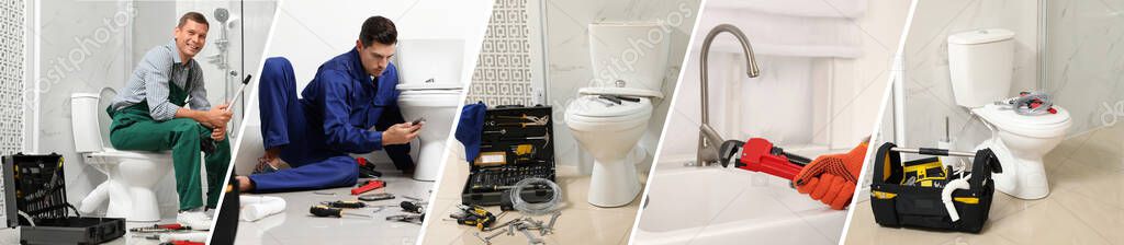 Collage plumbing Stock Photos, Royalty Free Collage plumbing Images ...
