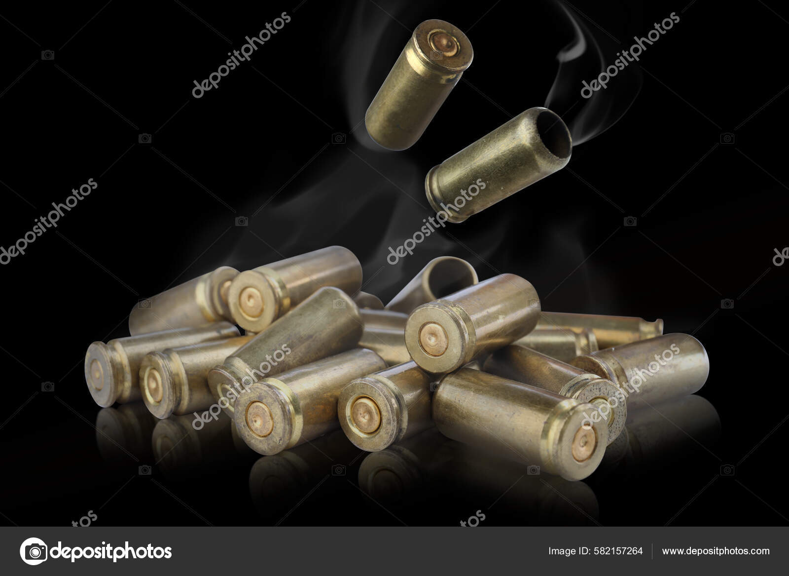Smoking Bullet Casing