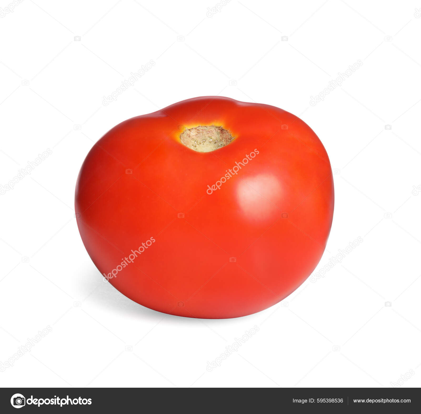 Whole Ripe Red Tomato Isolated White — Stock Photo © NewAfrica #595398536