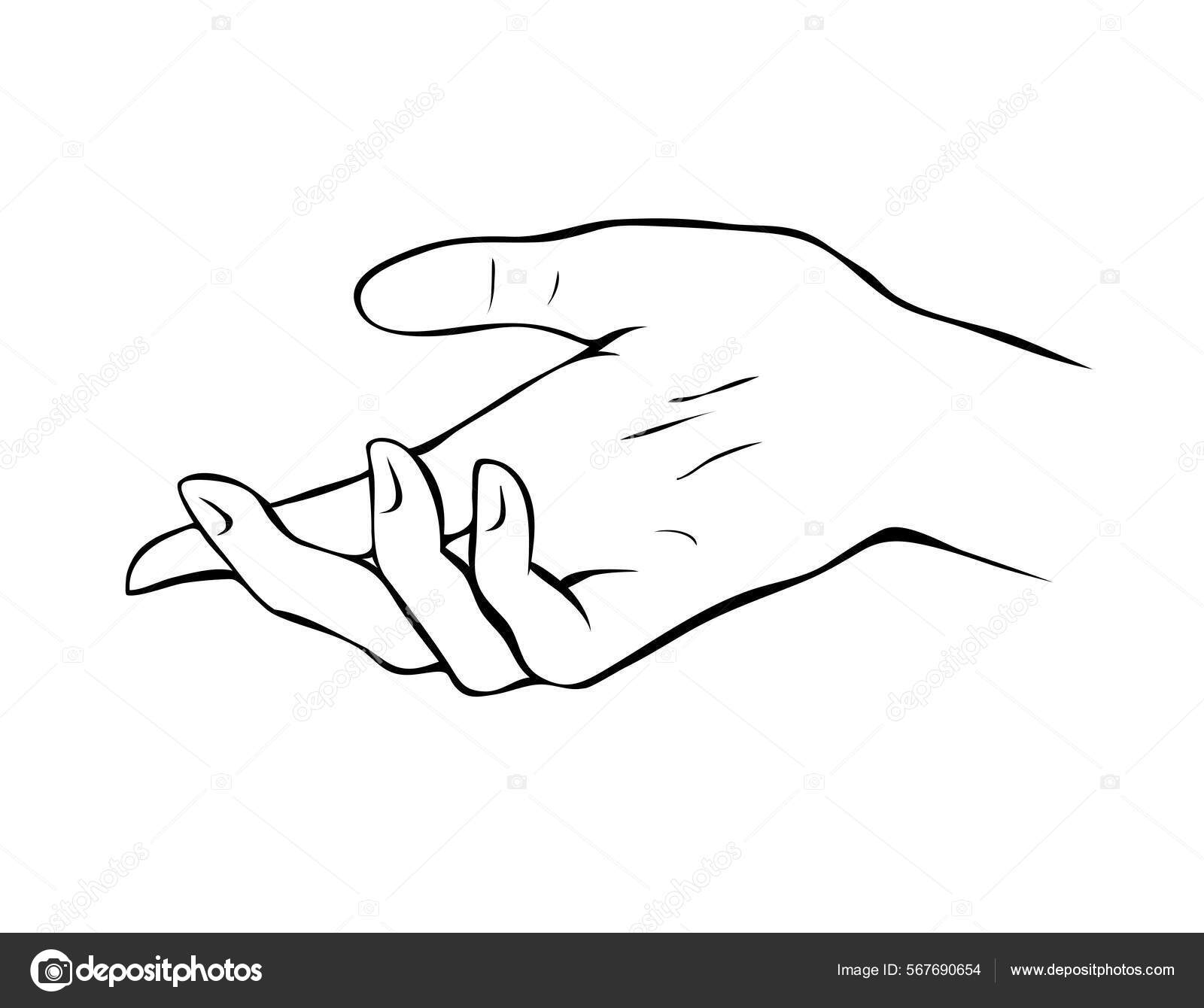 Kadın Çizimi Hareketi Vektör Izole Edilmiş Siyah Beyaz Çizim Çizimi ...